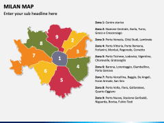 Milan Map for PowerPoint and Google Slides - PPT Slides