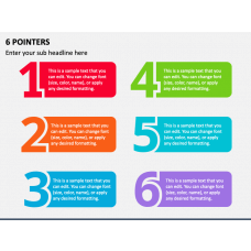 PowerPoint Road Pointers - 6 Arrows