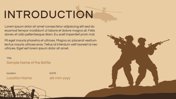 Free - Battle Theme for PowerPoint and Google Slides - PPT Slides