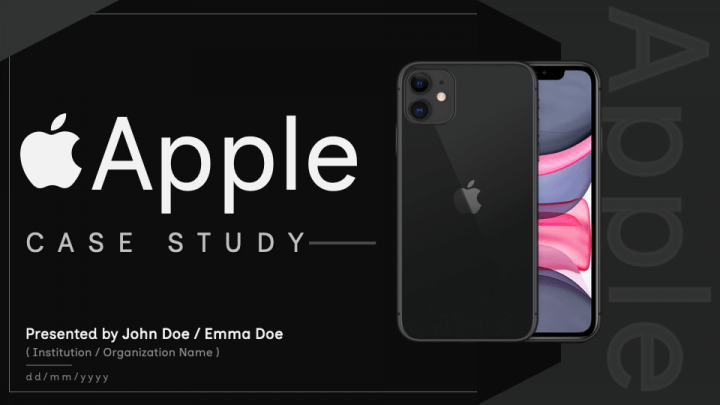 Free - Apple Case Study PowerPoint and Google Slides Template - PPT Slides