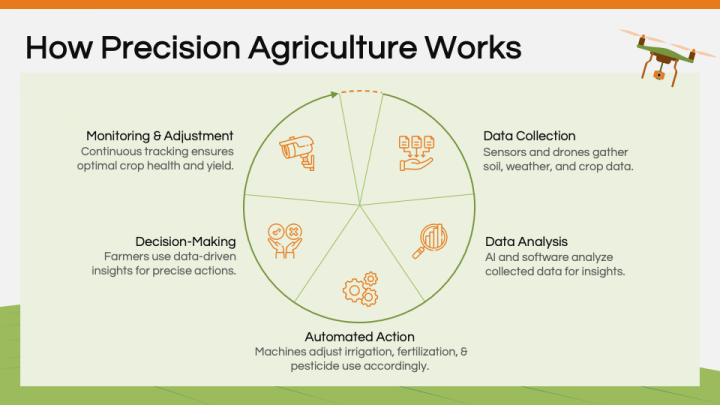 Precision Farming PowerPoint and Google Slides Template - PPT Slides