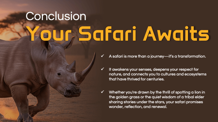 Free - Safari Theme for PowerPoint and Google Slides - PPT Slides
