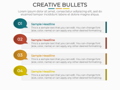 Creative Bullets for PowerPoint and Google Slides - PPT Slides