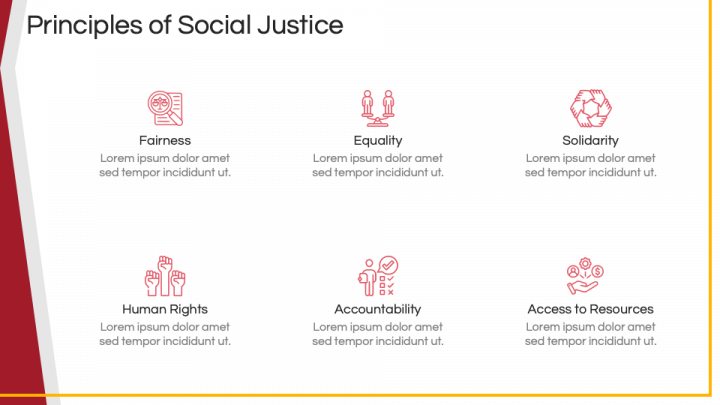 Social Justice PowerPoint and Google Slides Template - PPT Slides