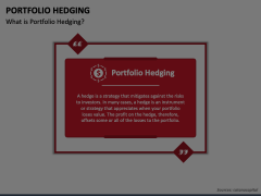 Portfolio Hedging PowerPoint and Google Slides Template - PPT Slides