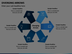 Diverging Arrows for PowerPoint and Google Slides - PPT Slides