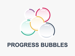Progress Bubbles PowerPoint and Google Slides Template - PPT Slides