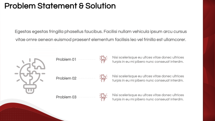 Abstract Red Theme for PowerPoint and Google Slides - PPT Slides