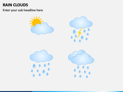Rain Clouds for PowerPoint and Google Slides - PPT Slides