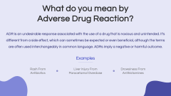Adverse Drug Reaction PowerPoint and Google Slides Template - PPT Slides