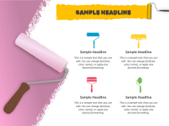 Free Paint Roller Presentation Theme for PowerPoint and Google Slides