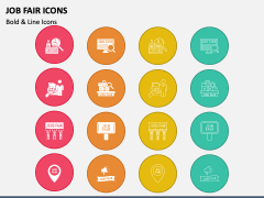 Job Fair Icons for PowerPoint and Google Slides - PPT Slides