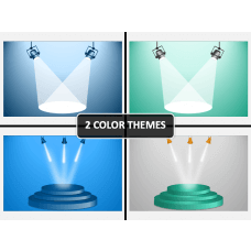Spotlight Icons PowerPoint Template - PPT Slides