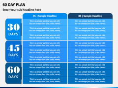 60 Day Plan PowerPoint and Google Slides Template - PPT Slides