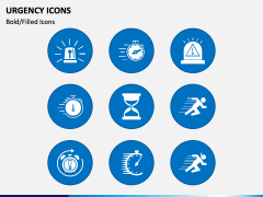 Urgency Icons for PowerPoint and Google Slides - PPT Slides