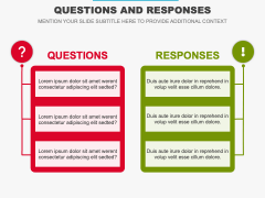 Questions and Responses PowerPoint and Google Slides Template - PPT Slides