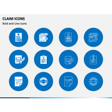 Insurance Icons PowerPoint Template - PPT Slides