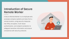 Secure Remote Worker PowerPoint and Google Slides Template - PPT Slides