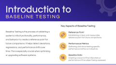 Baseline Testing PowerPoint and Google Slides Template - PPT Slides