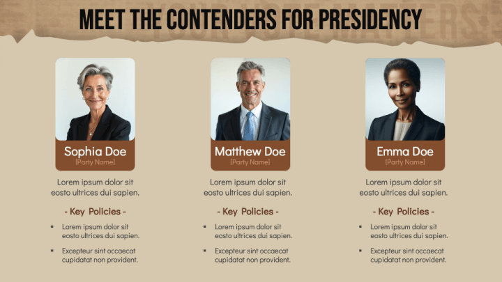 Free - Election Theme for PowerPoint and Google Slides Template - PPT ...