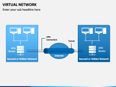 Virtual Network PowerPoint and Google Slides Template - PPT Slides
