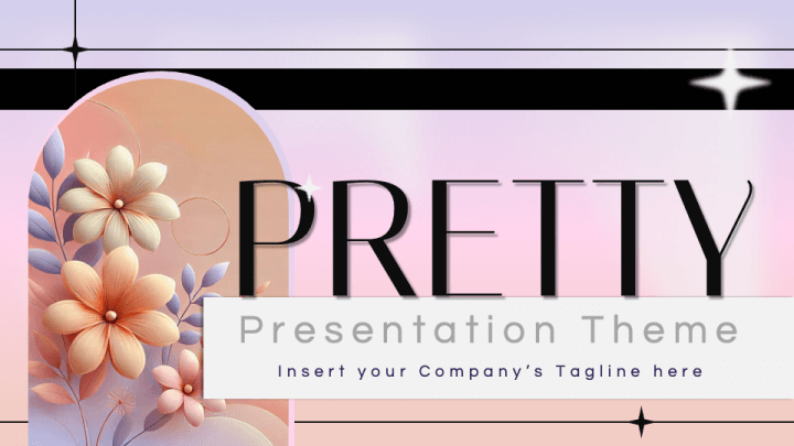 Pretty Presentation Theme for PowerPoint and Google Slides - PPT Slides