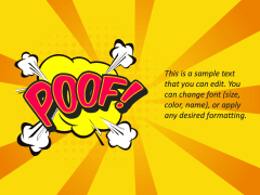 Free Comic Book Presentation Theme for PowerPoint and Google Slides