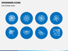 Spiderweb Icons for PowerPoint and Google Slides - PPT Slides