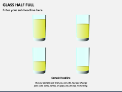 Glass Half Full Illustration for PowerPoint and Google Slides - PPT Slides