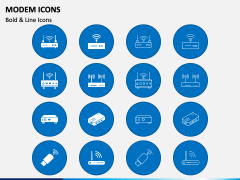 Modem Icons for PowerPoint and Google Slides - PPT Slides