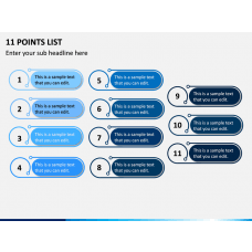 Free Download - 10 Points List PPT Slide | SketchBubble