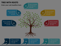 Tree with Roots PowerPoint and Google Slides Template - PPT Slides