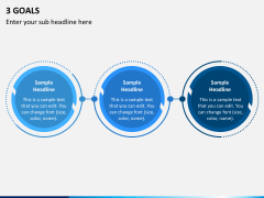 3 Goals PowerPoint Template - PPT Slides