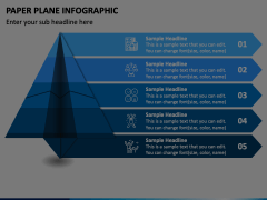 Paper Plane Infographic for PowerPoint and Google Slides - PPT Slides