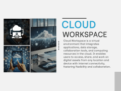 Cloud Workspace PowerPoint Template and Google Slides Theme - PPT Slides