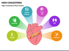 High Cholesterol PowerPoint and Google Slides Template - PPT Slides