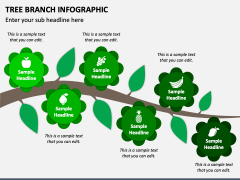 Tree Branch Infographic for PowerPoint and Google Slides - PPT Slides