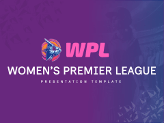 Free - Women's IPL 2024 PowerPoint Template and Google Slides Theme