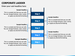 Corporate Ladder PowerPoint and Google Slides Template - PPT Slides