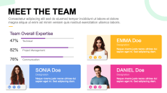 Meet The Team PowerPoint and Google Slides Template - PPT Slides