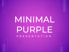 Minimal Purple Presentation for PowerPoint and Google Slides - PPT Slides