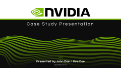 Free - Nvidia Case Study PowerPoint and Google Slides Template - PPT Slides