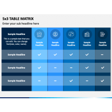 Matrix Table Infographics Templates for PowerPoint and Google Slides ...