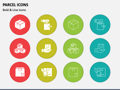 Parcel Icons for PowerPoint and Google Slides - PPT Slides