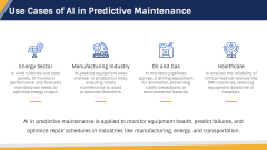 AI in Predictive Maintenance PowerPoint and Google Slides Template ...