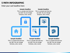 5 Path Infographic PowerPoint Presentation Slides - PPT Template