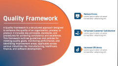 Quality Framework PowerPoint and Google Slides Template - PPT Slides