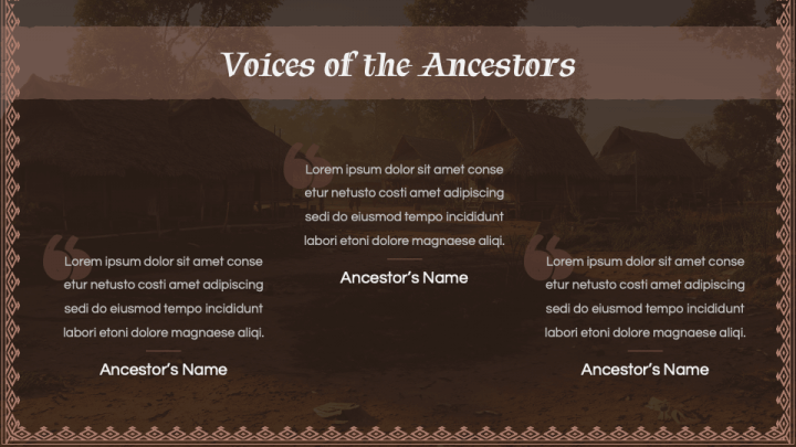 Free - Tribal Culture Presentation Theme for PowerPoint and Google ...
