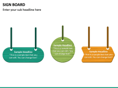 Sign Board PowerPoint Template | SketchBubble