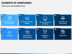 Elements of Compliance PowerPoint and Google Slides Template - PPT Slides